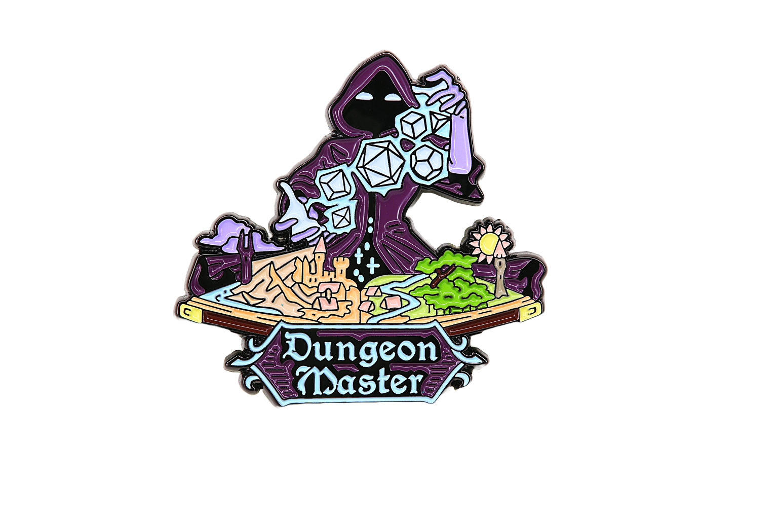Dungeons Master God RPG PinPrisegamas Ženkliukas - RPG House