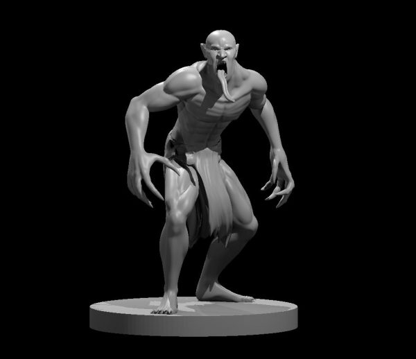 Ghoul Standing RPG 3D Miniatūra - RPG House