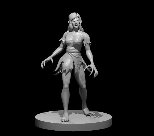 Vampire Spawn Female RPG 3D Miniatūra - RPG House